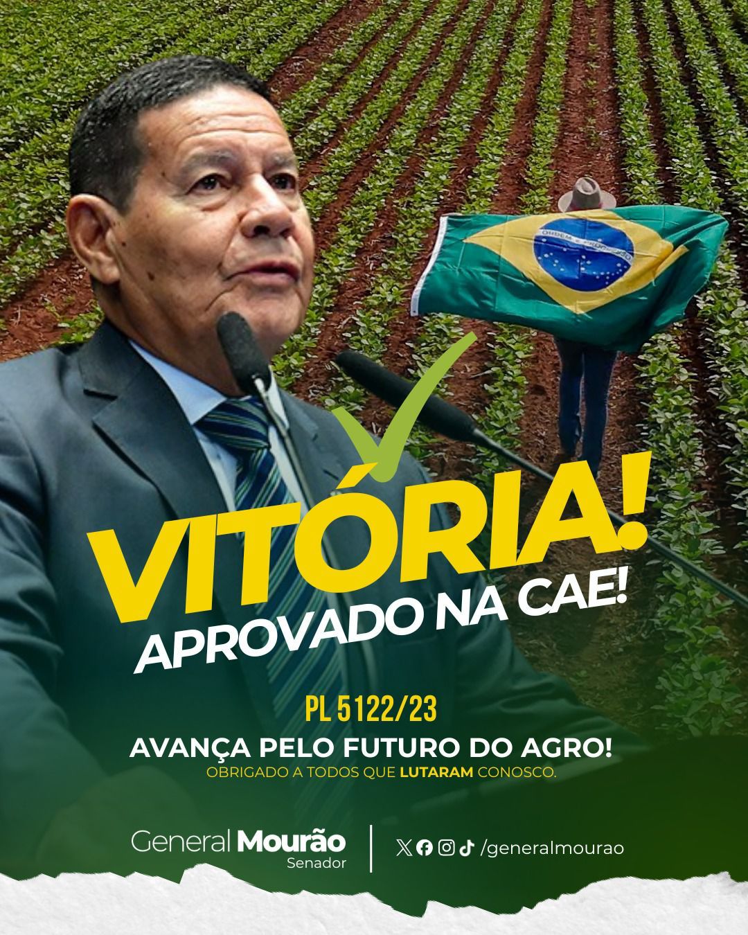 » VITÓRIA! Aprovado na CAE! PL 5122/23 avança pelo futuro do agro.
